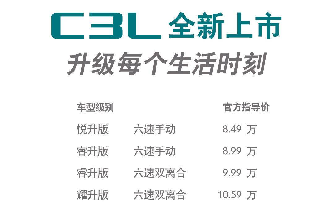 起售仅8.49万元，东风雪铁龙C3L“升级”入门家轿_搜狐汽车_搜狐网