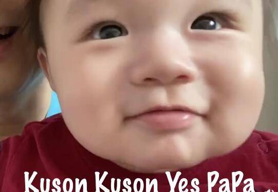 古巨基48岁生日晒儿子，Kuson会喊爸爸，古巨基笑得合不拢嘴！_孩子