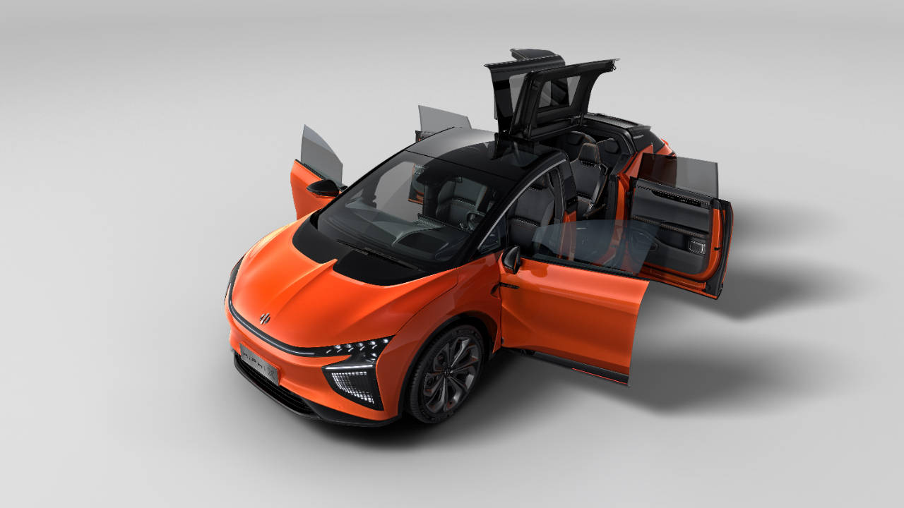 售价80万！划时代智能电动车高合HiPhi X创始版破晓上市-搜狐大视野-搜狐新闻