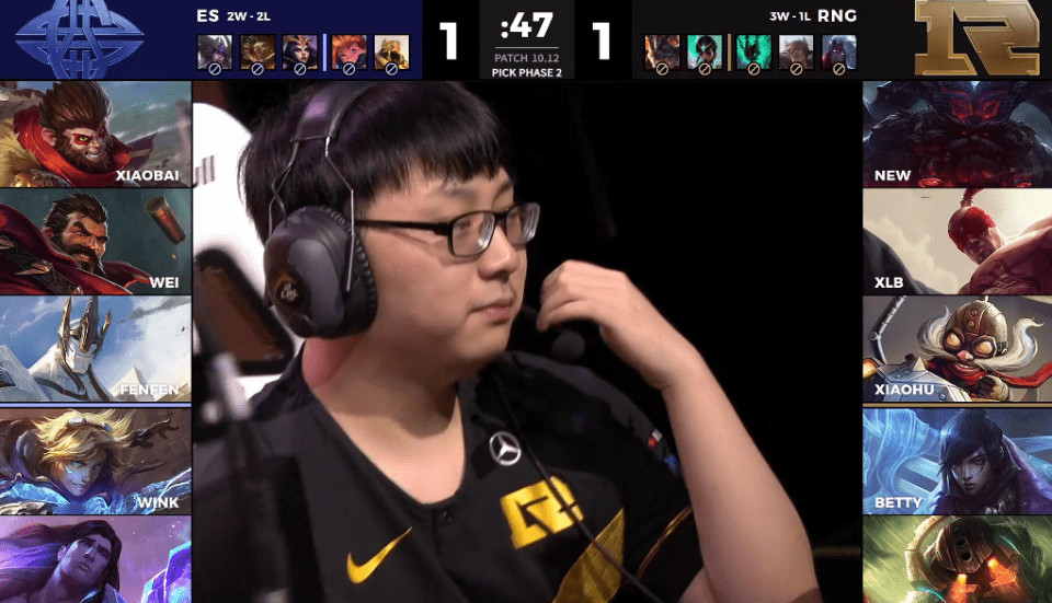 不愧是RNG队长！小虎率队击败ES，两项数据诠释强大_Betty