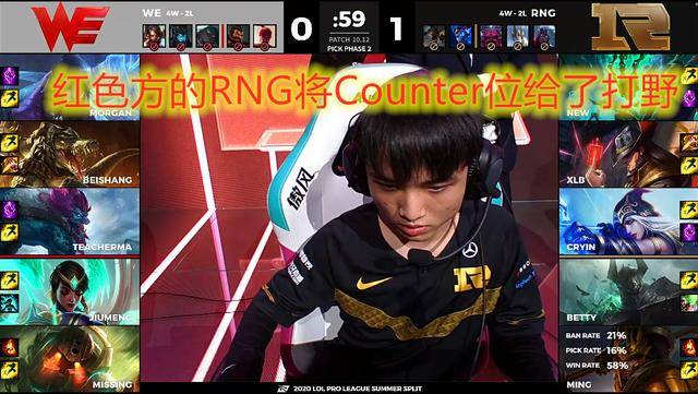 RNG1-2WE遭遇连败，观众：我宣布WE就此崛起，RNG快上Gala吧！_比赛