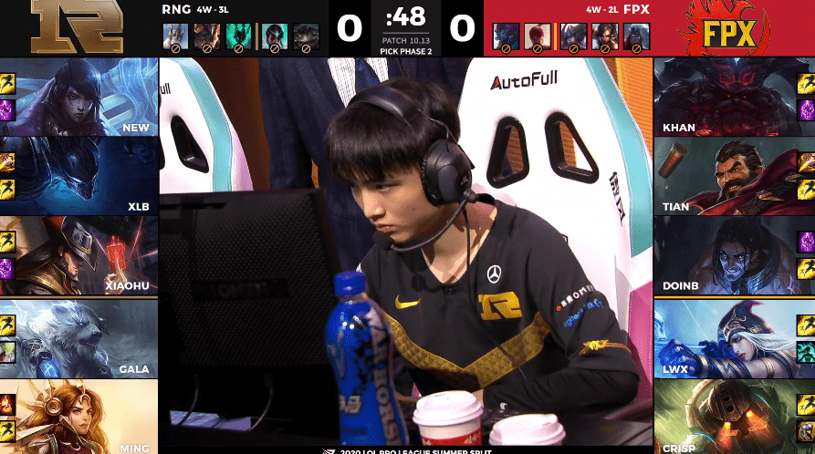 RNG全图流打法暴打FPX，GALA大龙团打出身价，Khan逃跑不给五杀！_战队