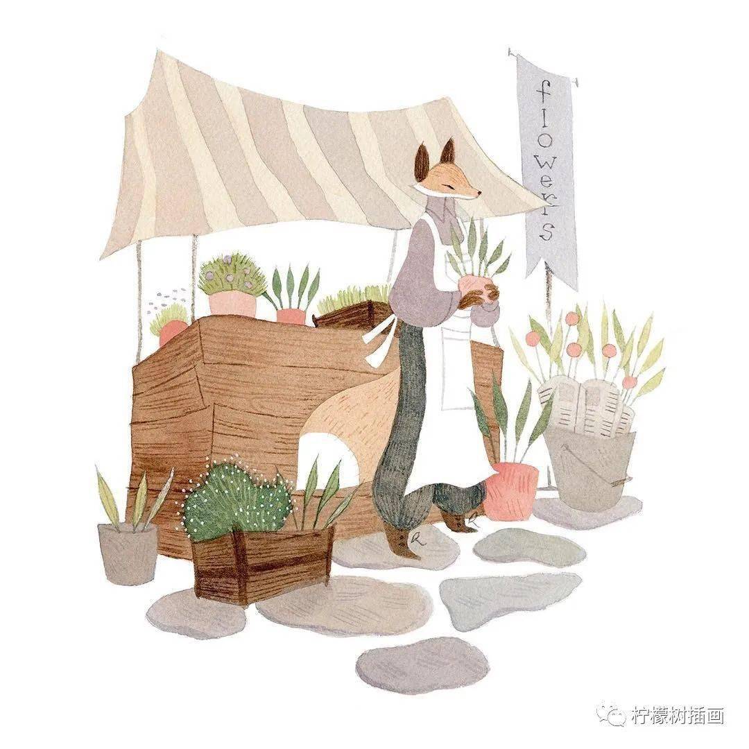 【画家树】第72棵树 | 美国插画家Vanessa Gillings-搜狐大视野-搜狐新闻