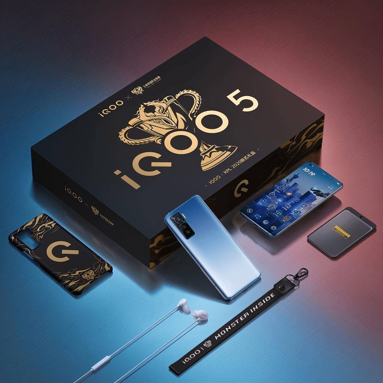 为游戏玩家准备的惊喜，全新iQOO 5 KPL礼盒上线_手机