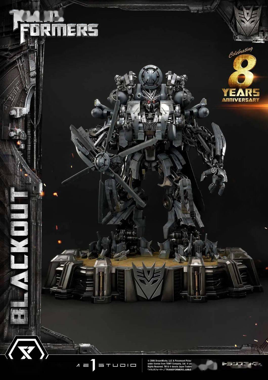 《变形金刚》Blackout眩晕霸气登场，你怕了没？_机械