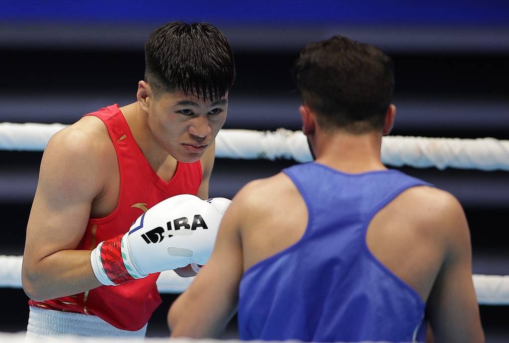 2023世界男子拳击锦标赛60-63kg第1轮：王向阳获胜-搜狐大视野-搜狐新闻