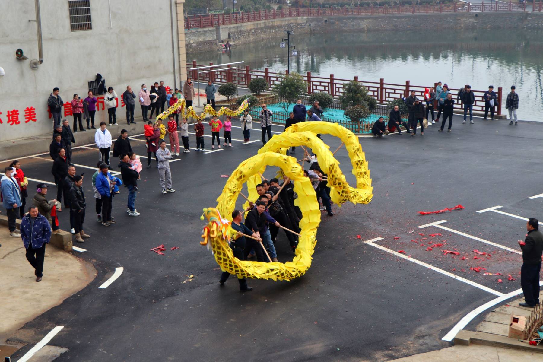 湖口县流泗镇2023年春节乡村舞龙精彩集锦-搜狐大视野-搜狐新闻