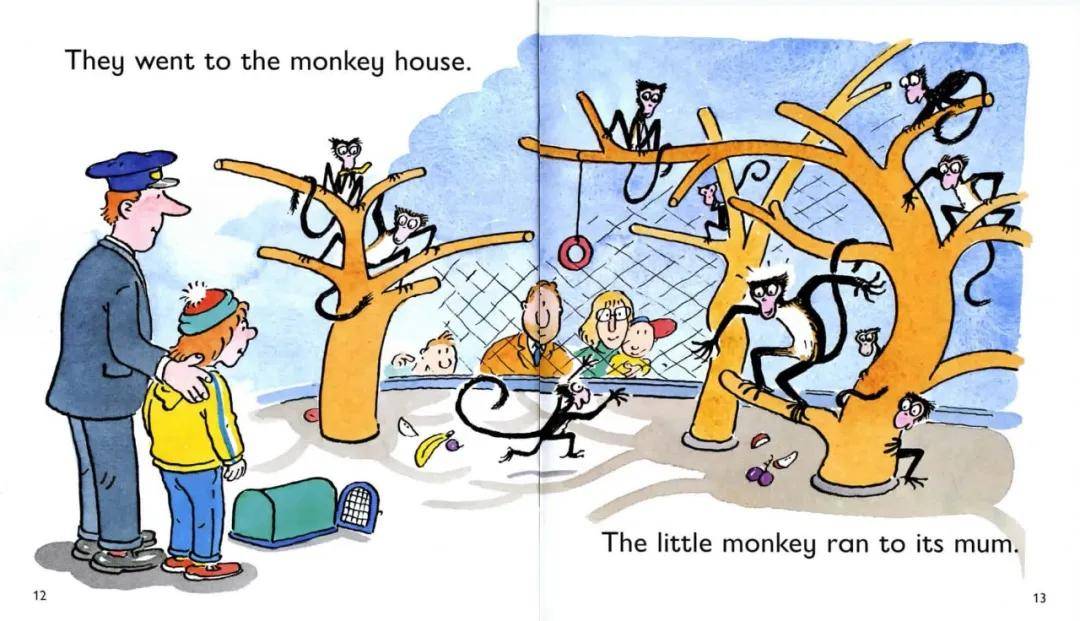 伴读 | 牛津树【3-30】Pip and the Little Monkey_monkey