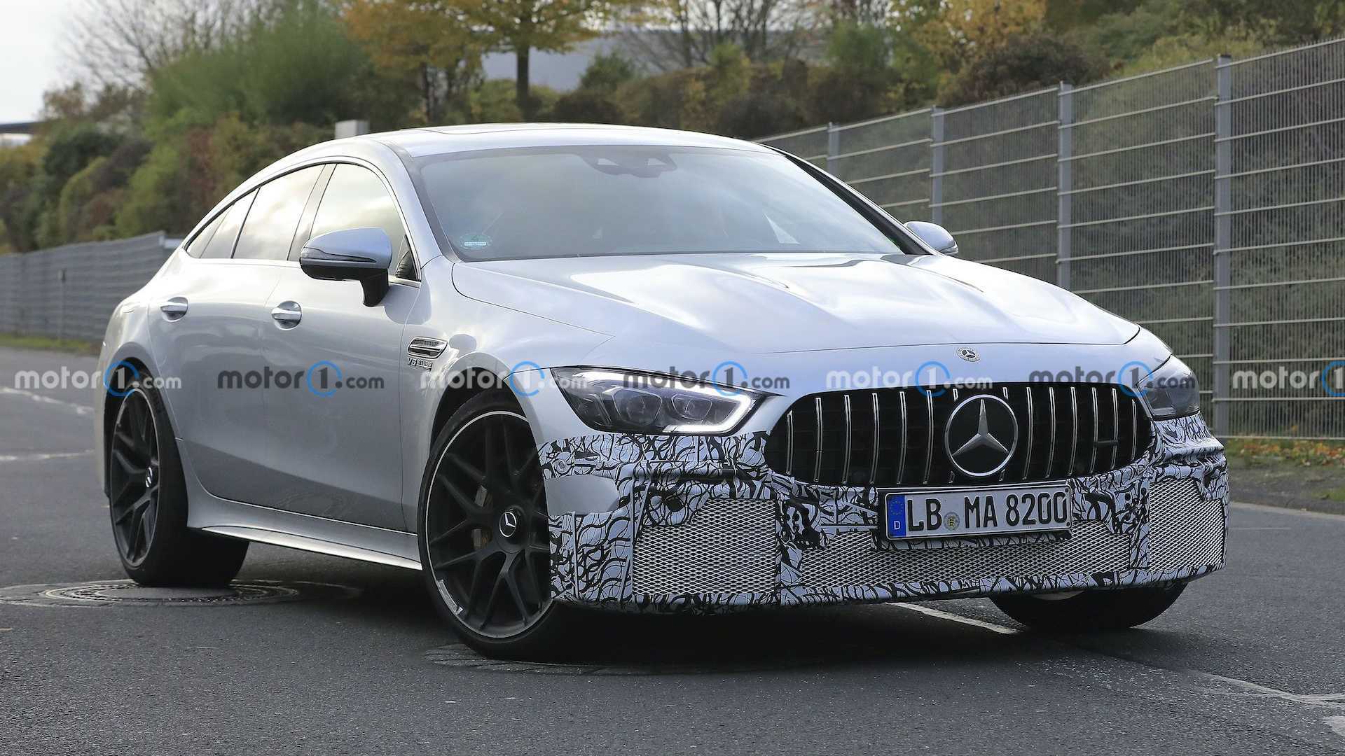 未来将改头换面，2022款梅赛德斯-AMG GT四门版谍照曝光_搜狐汽车_搜狐网