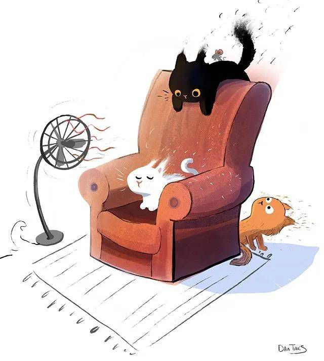 【插画】Dan Tavis笔下无忧无虑的童年_Winter