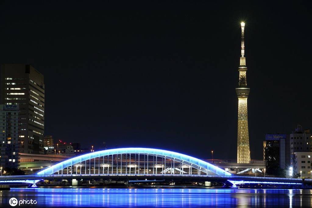 带你参观夜空下绝美的东京晴空塔-搜狐大视野-搜狐新闻