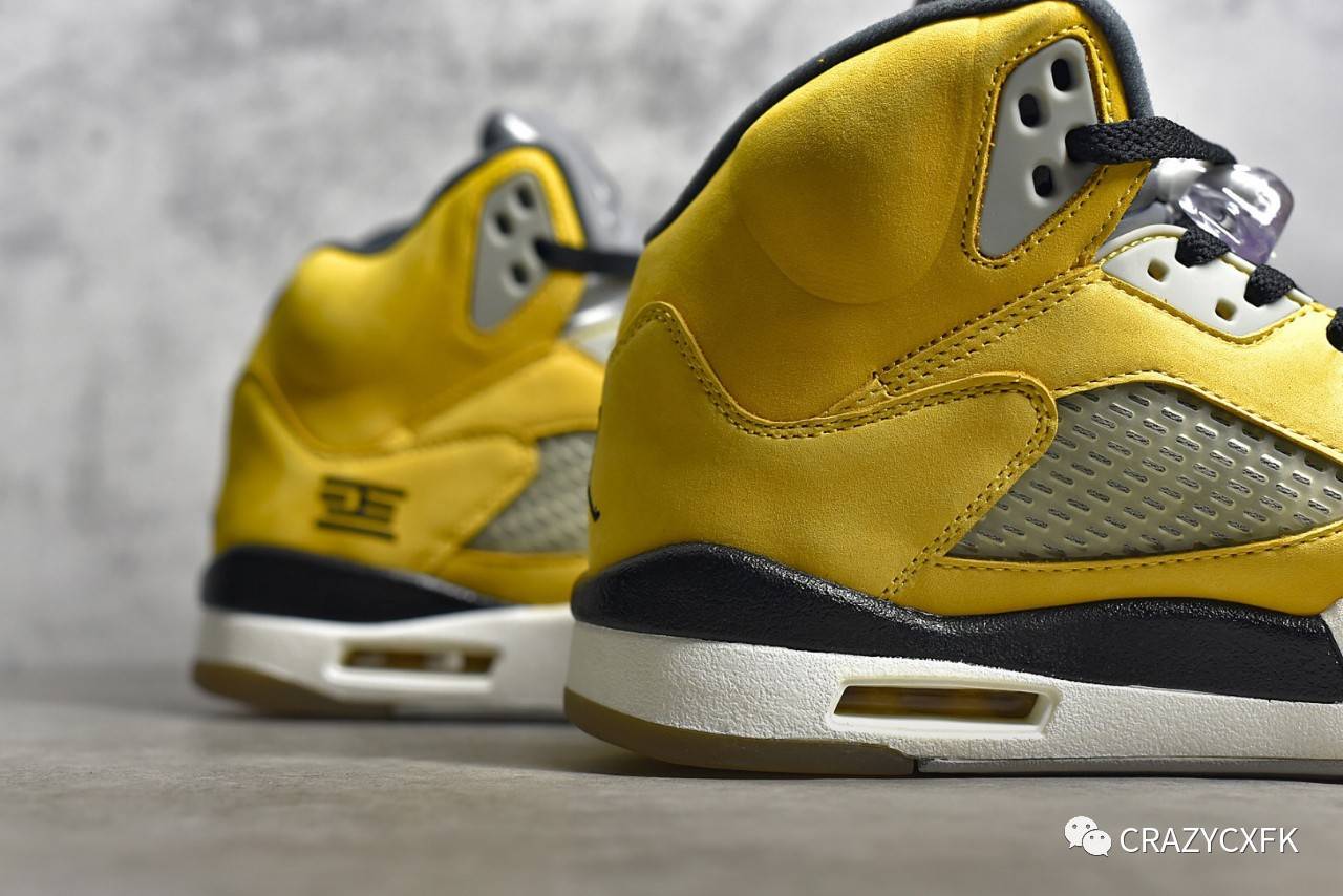 AJ5东京限定 Air Jordan 5 Tokyo 23 乔丹篮球鞋_后跟