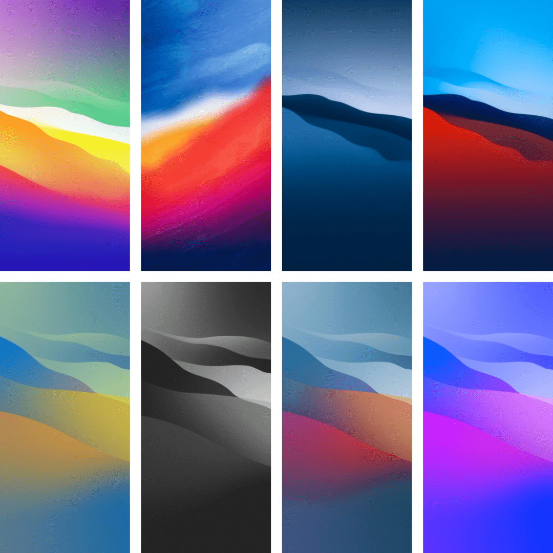 苹果macOS Big Sur系统壁纸改色创意版分享-搜狐大视野-搜狐新闻