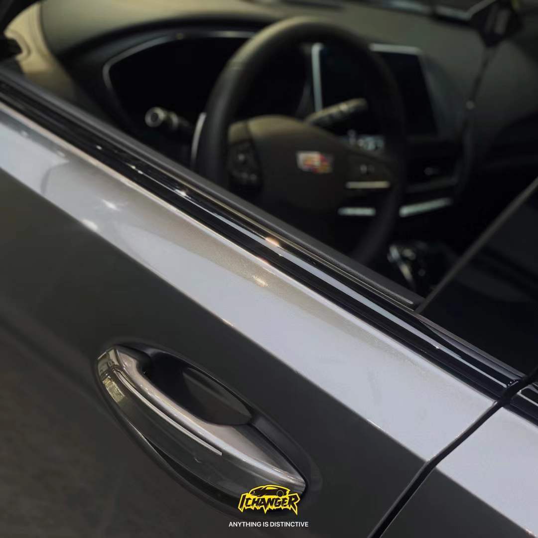 凯迪拉克CT5汽车贴膜Ichanger（ICR）改变者改色膜超亮金属钨钢_搜狐汽车_搜狐网