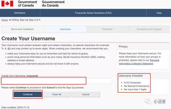 如何在线注册你的GCKey和MyCIC账户_要求
