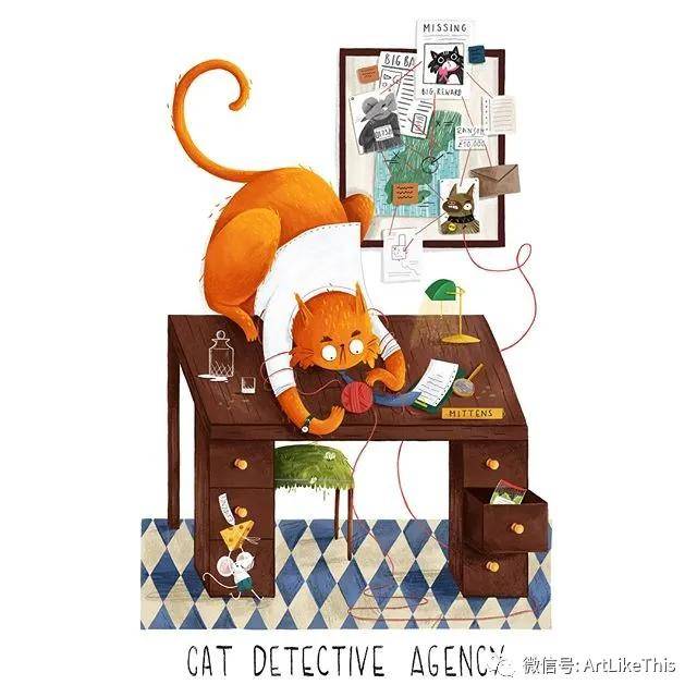 【插画】lucy semple：明丽、舒适、惬意_Amelia