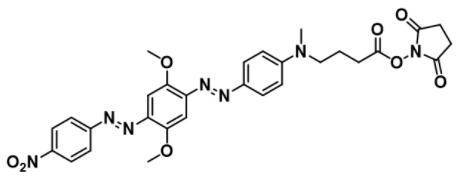 荧光生物探针BHQ-2 NHS，916753-62-3主要用于核酸分析以及核酸结构研究_分子式