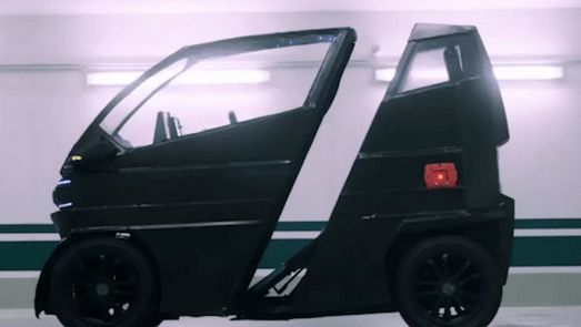 小型智能电动车iEV X，一款可以自动伸缩的车_搜狐汽车_搜狐网