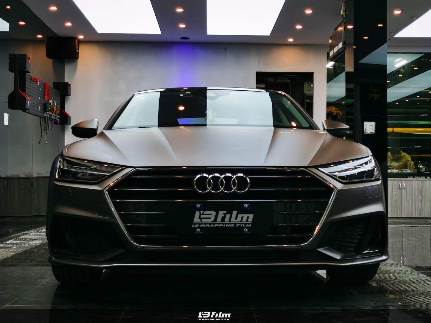 奥迪-A7贴膜LBFILM 改色膜AMG山灰_搜狐汽车_搜狐网