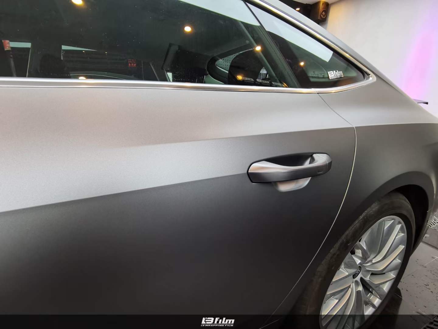 奥迪-A7贴膜LBFILM 改色膜AMG山灰_搜狐汽车_搜狐网