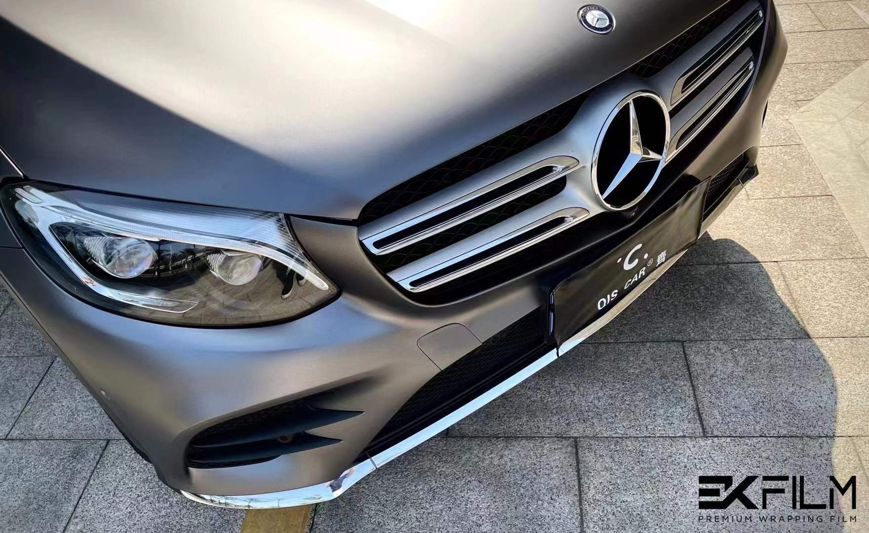 奔驰GLC全车EKFILM-EK改色膜AMG山灰_搜狐汽车_搜狐网