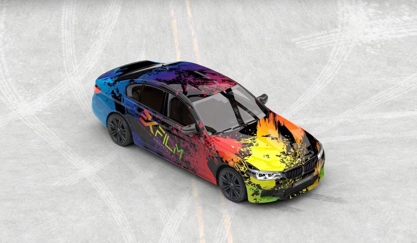 宝马5系｜ EKFILM幻彩泼墨涂装_搜狐汽车_搜狐网