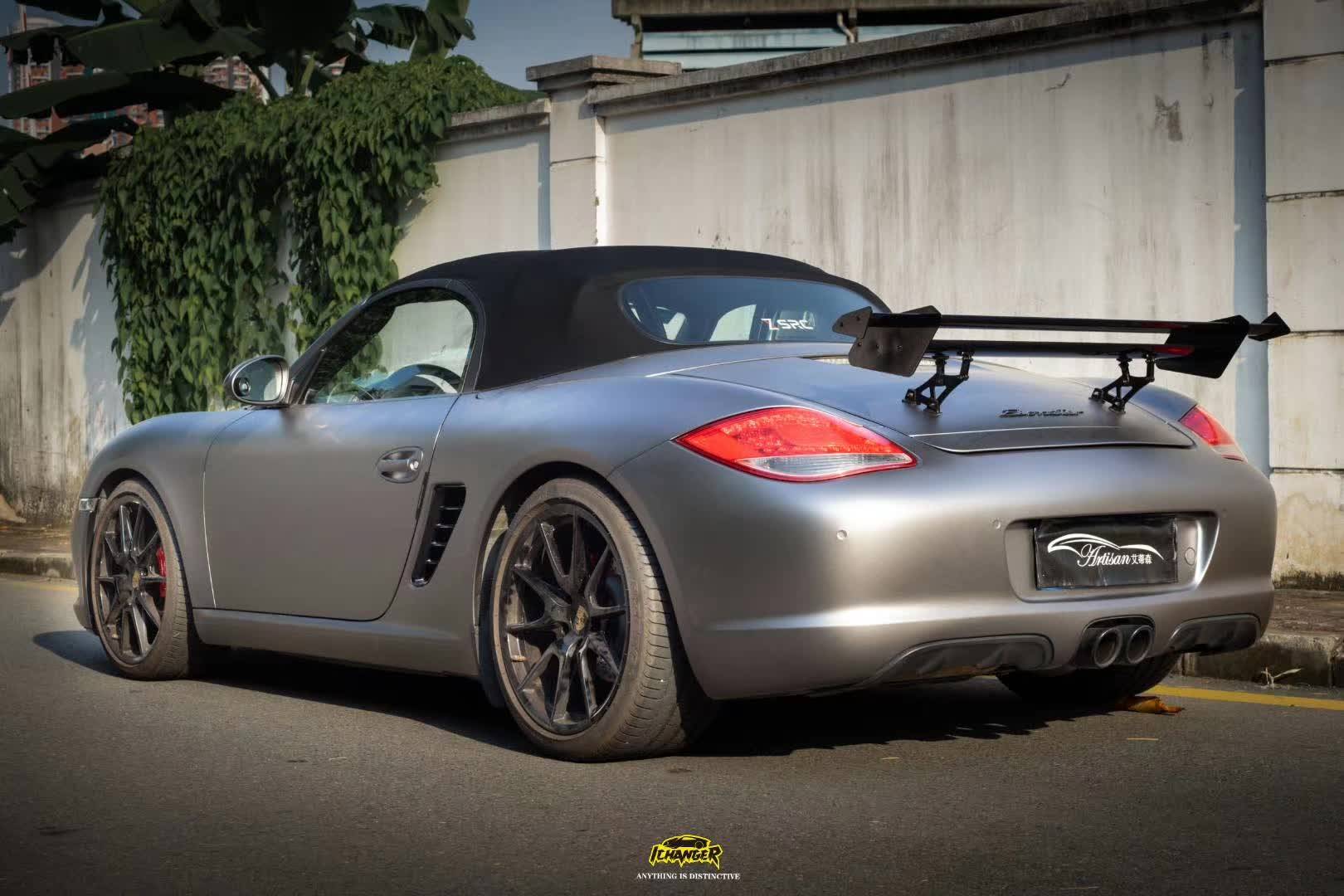 保时捷 718 贴膜Ichanger（ICR）改变者改色膜超亚电镀灰_搜狐汽车_搜狐网