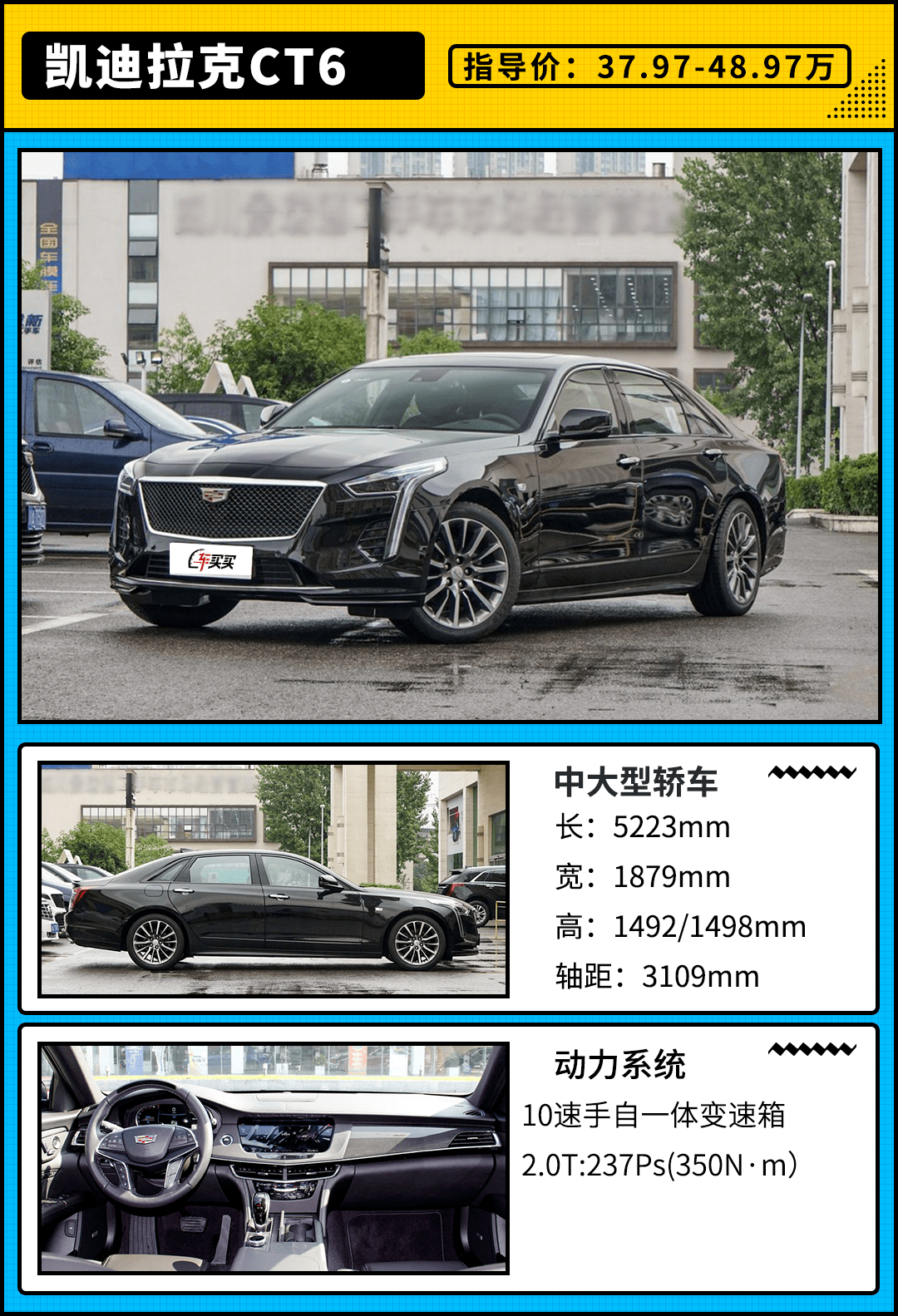 搭载2.0T+10AT 2022款凯迪拉克CT6上市！_搜狐汽车_搜狐网