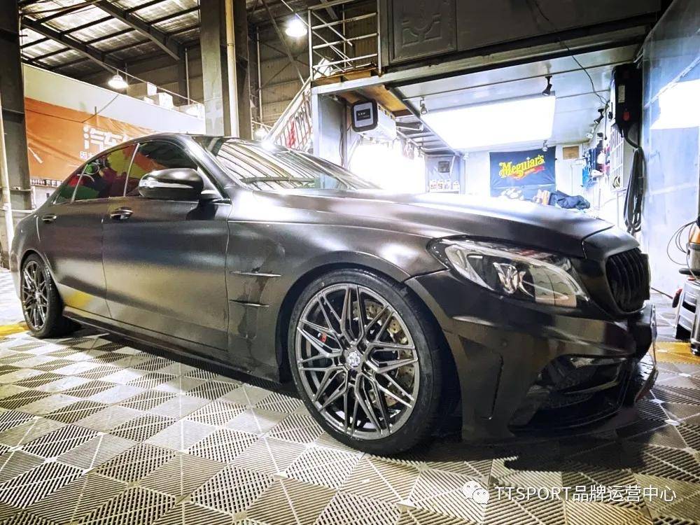 TTSPORT改装案例 | 奔驰W205升级前轮六活塞后轮加大碟刹车套装_搜狐汽车_搜狐网