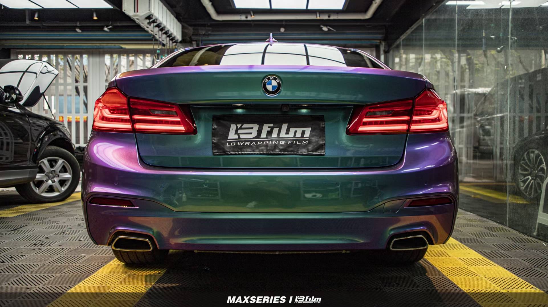 LBFILM改色膜：宝马530Li独家新品朝霞紫发布上线_搜狐汽车_搜狐网