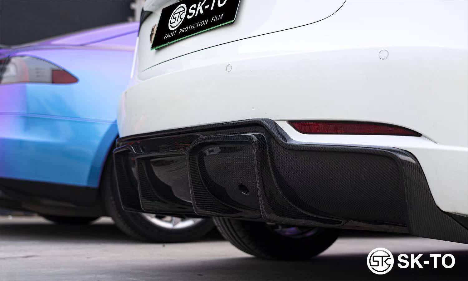 SKTO改色膜—特斯拉model S和特斯拉model 3改色案例_搜狐汽车_搜狐网