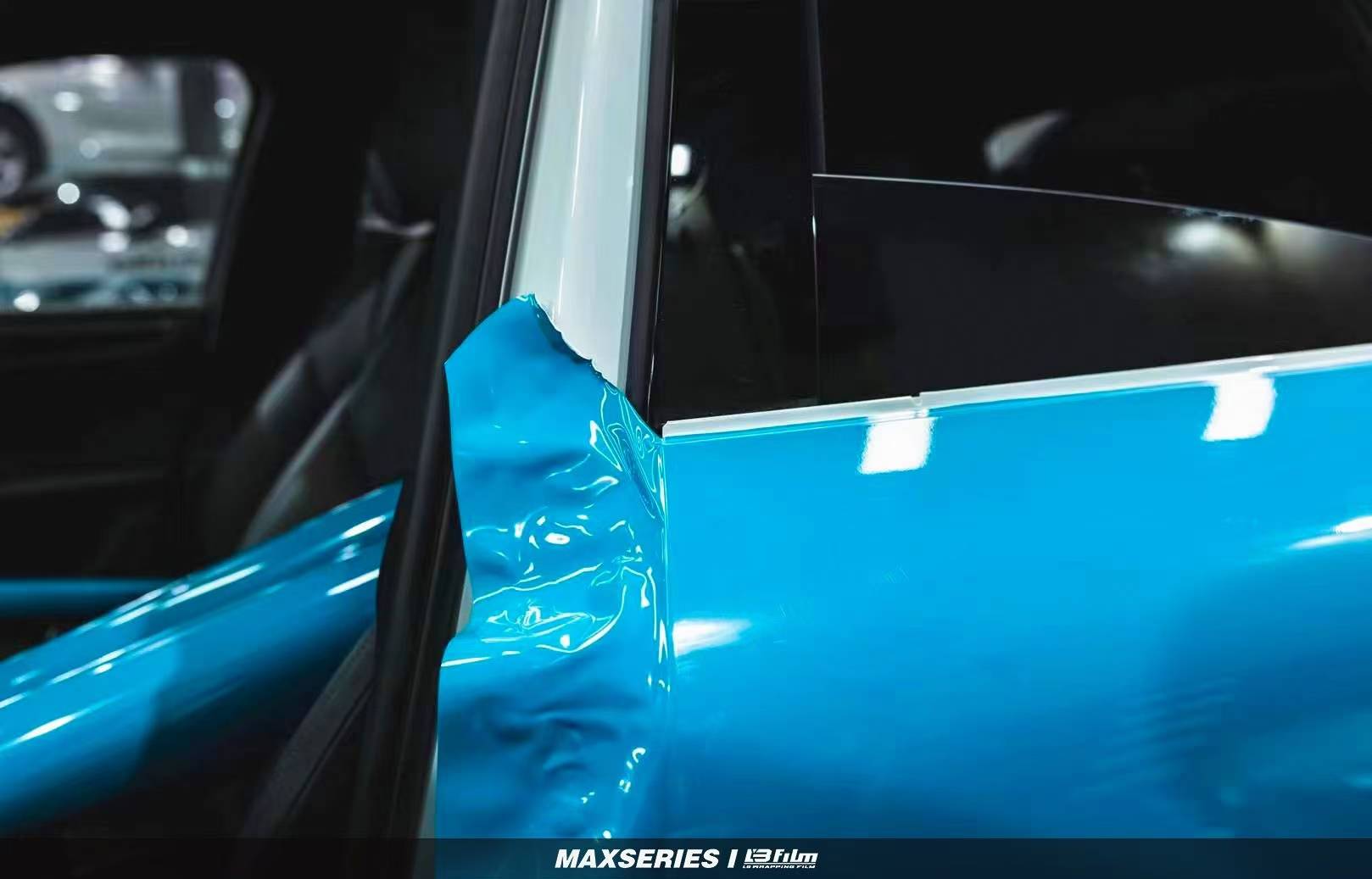 保时捷-Macan（LBFILM）LB原厂漆迈阿密蓝改色膜_搜狐汽车_搜狐网