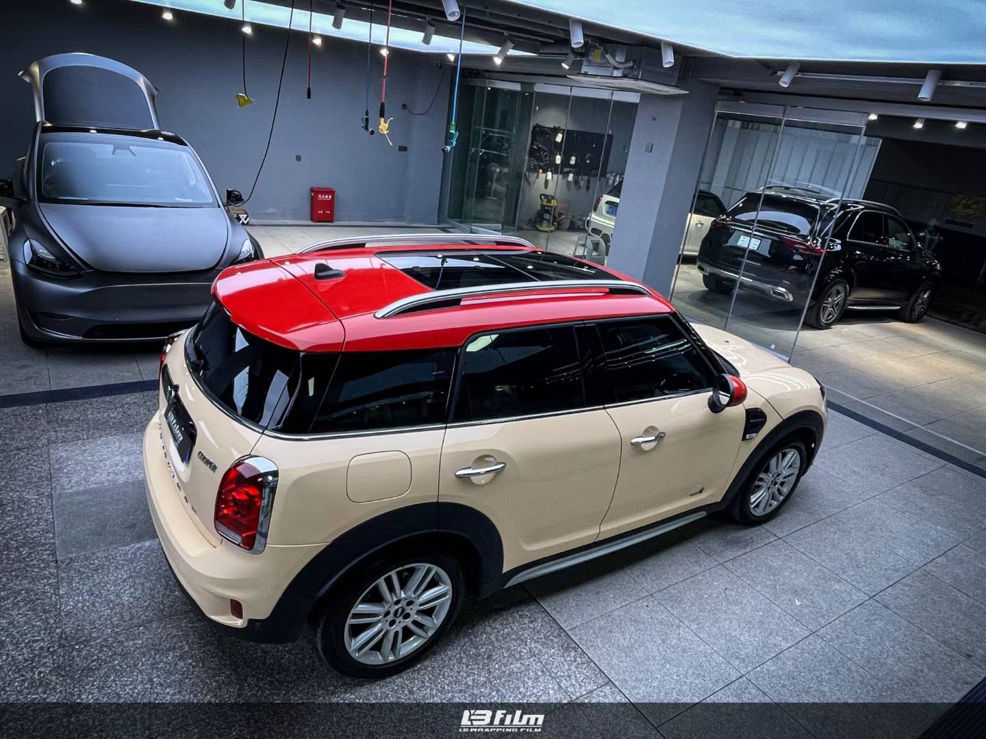 宝马-mini（LBFILM改色膜）高亮沙丘米兰，沙漠风暴的感觉_搜狐汽车_搜狐网