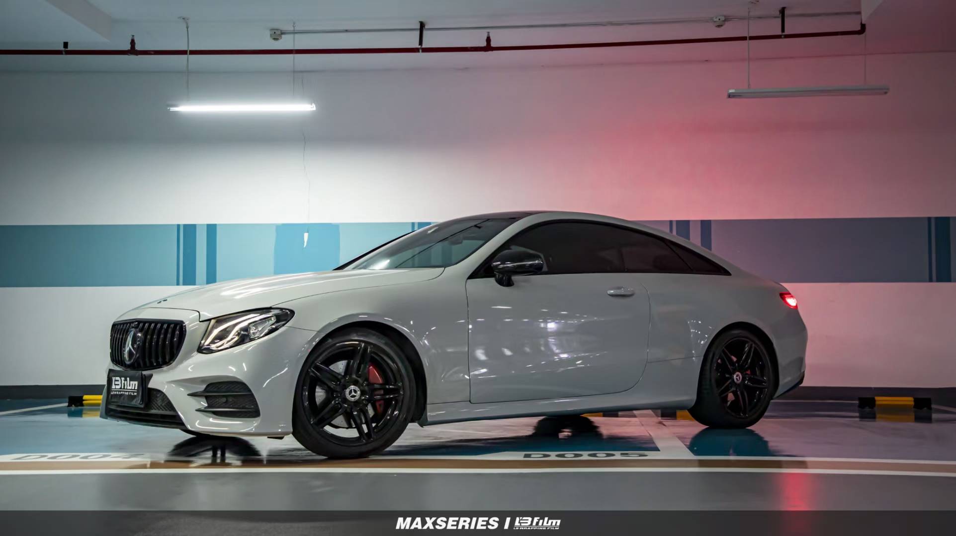 质感拉满，原厂漆哑灰改色膜-LBFILM（奔驰-E200）_搜狐汽车_搜狐网