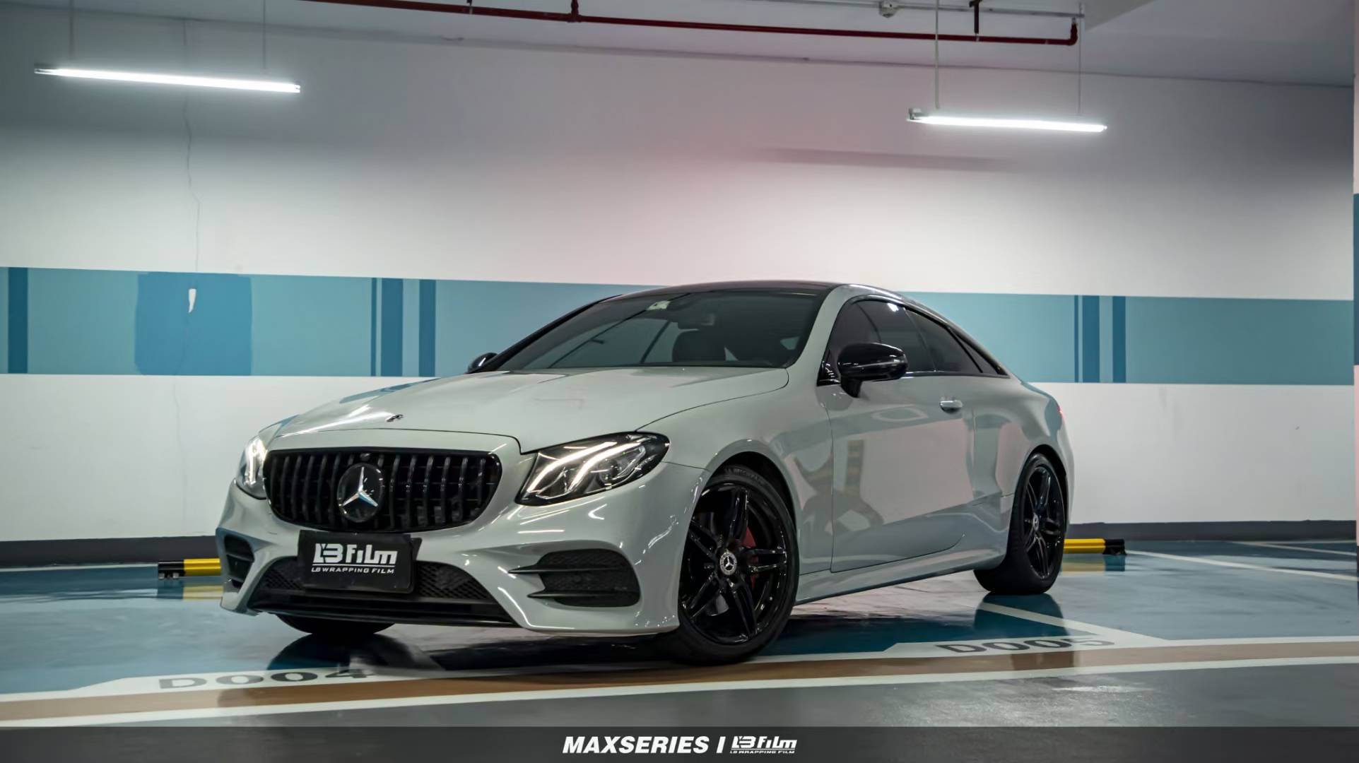 质感拉满，原厂漆哑灰改色膜-LBFILM（奔驰-E200）_搜狐汽车_搜狐网