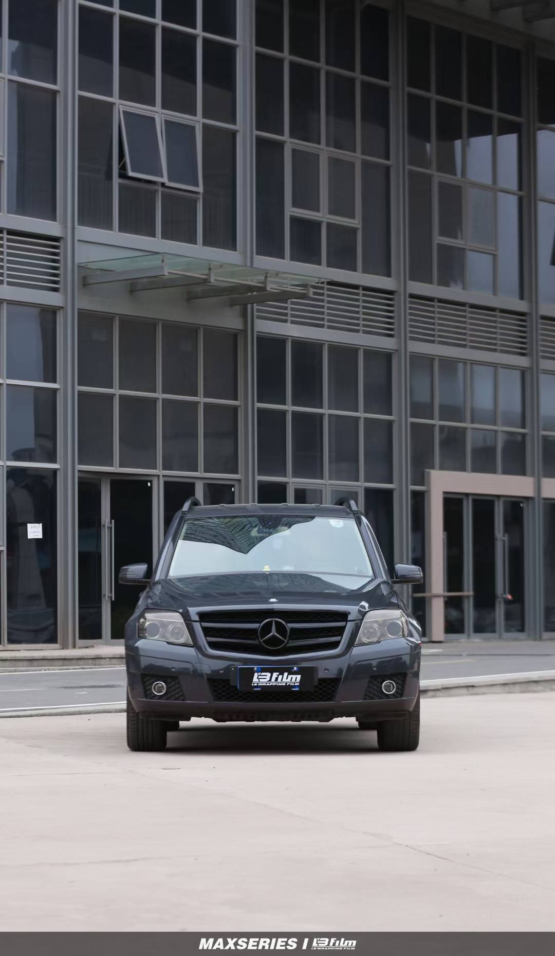 净纯洁的颜色，奔驰GLK PET超亮托马斯灰改色膜（LB FILM）_搜狐汽车_搜狐网