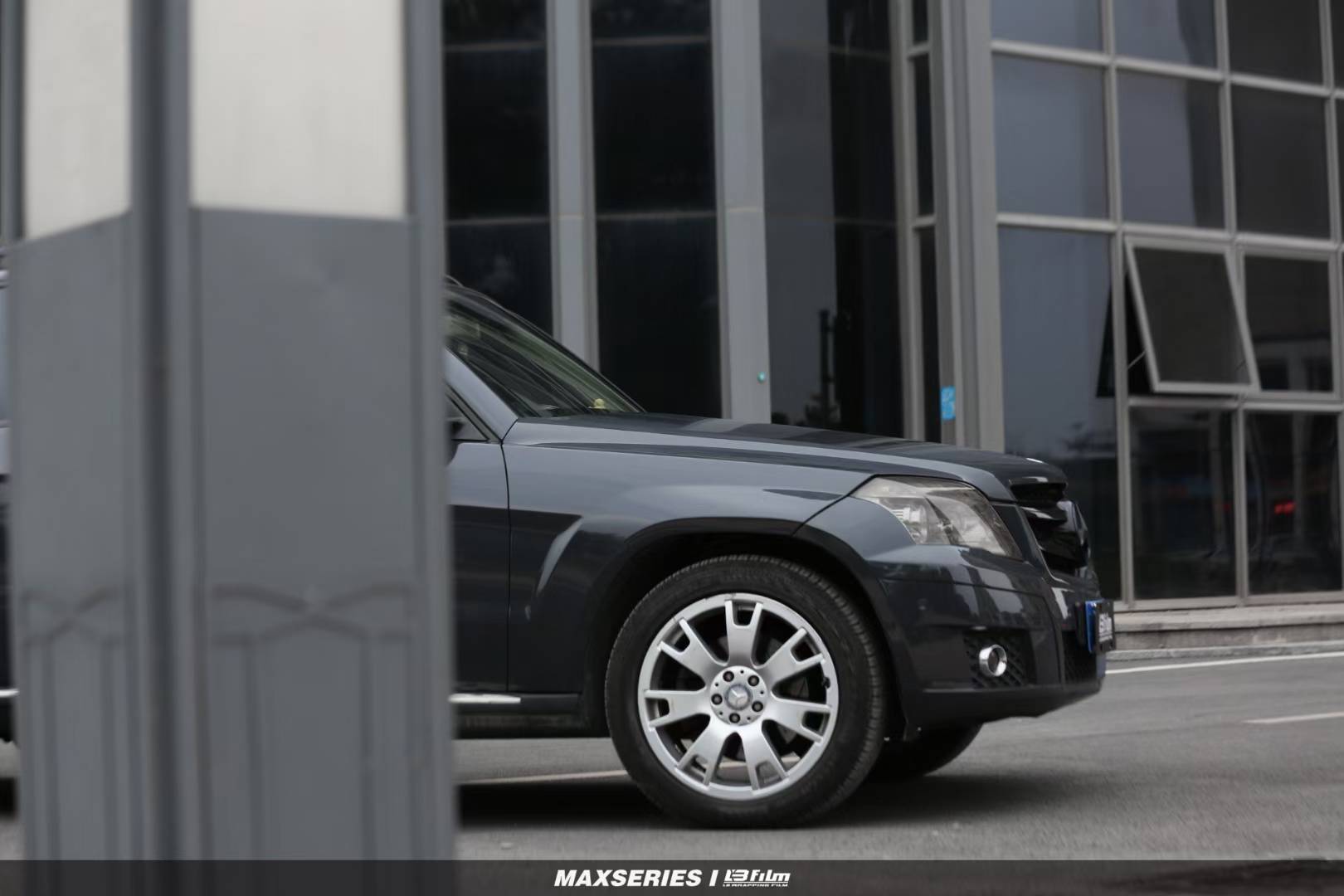 净纯洁的颜色，奔驰GLK PET超亮托马斯灰改色膜（LB FILM）_搜狐汽车_搜狐网