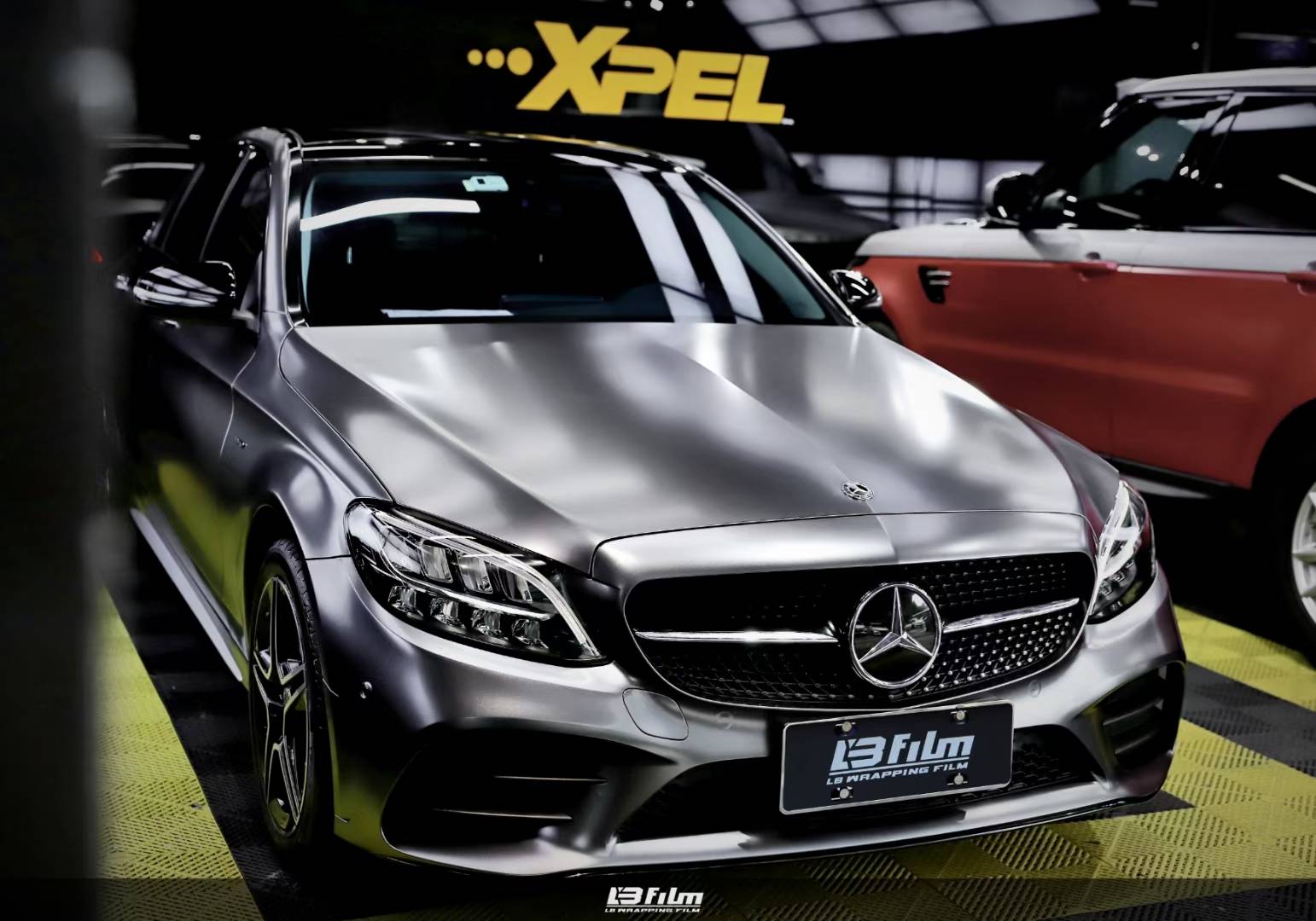 禁欲与张扬，奔驰C260电光深邃灰改色膜 LBFILM_搜狐汽车_搜狐网
