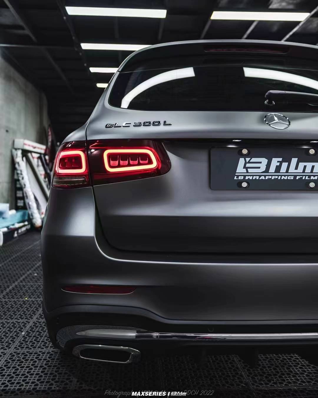 冷静优雅，奔驰GLC原厂漆AMG山灰改色膜 LBFILM_搜狐汽车_搜狐网