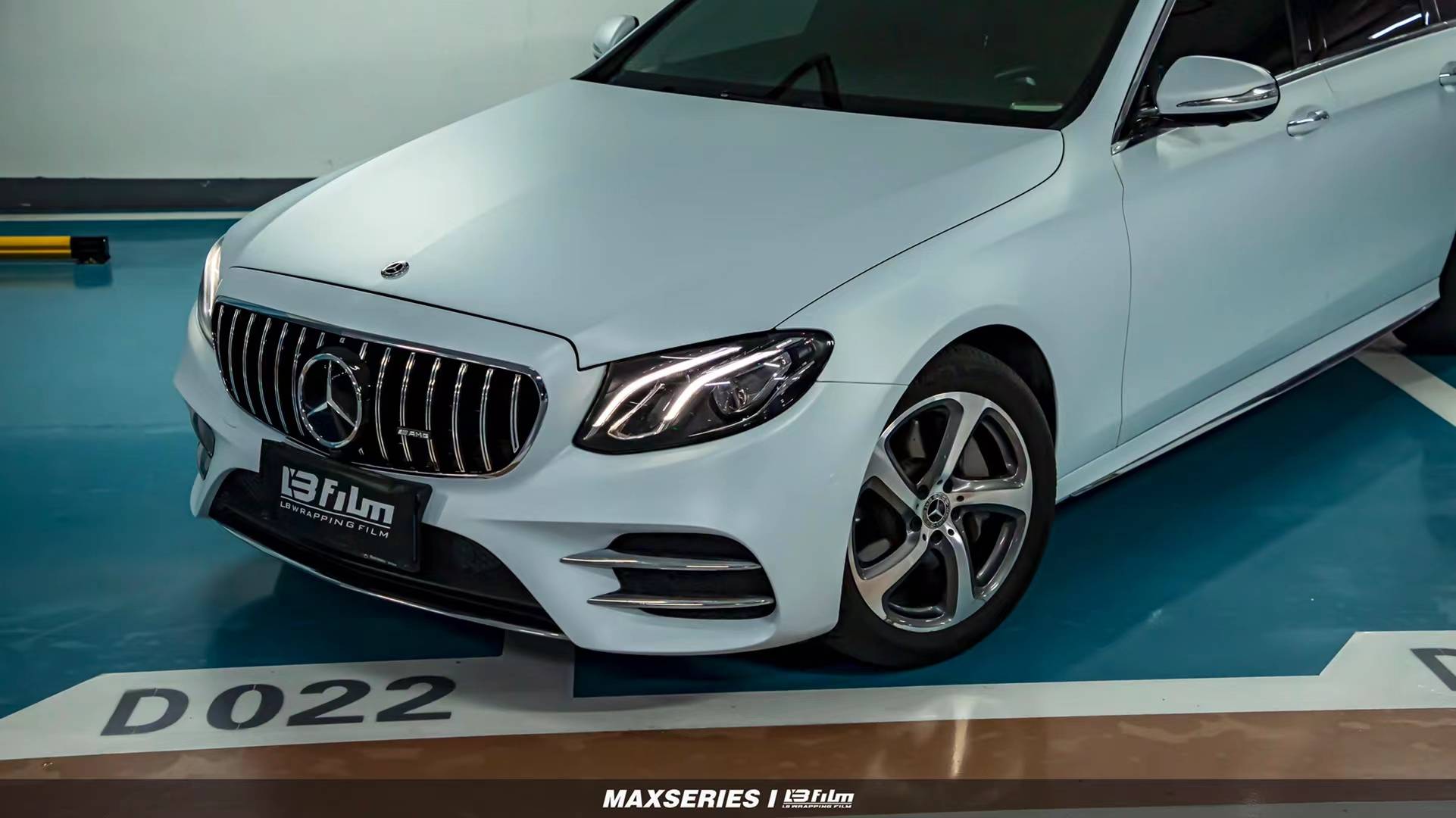 LBFILM改色膜案例：奔驰e300L消光皓月白_搜狐汽车_搜狐网