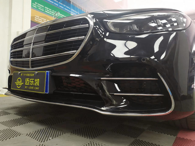 广州之乡21款22款奔驰S400L加装原厂前杠运动包围_搜狐汽车_搜狐网