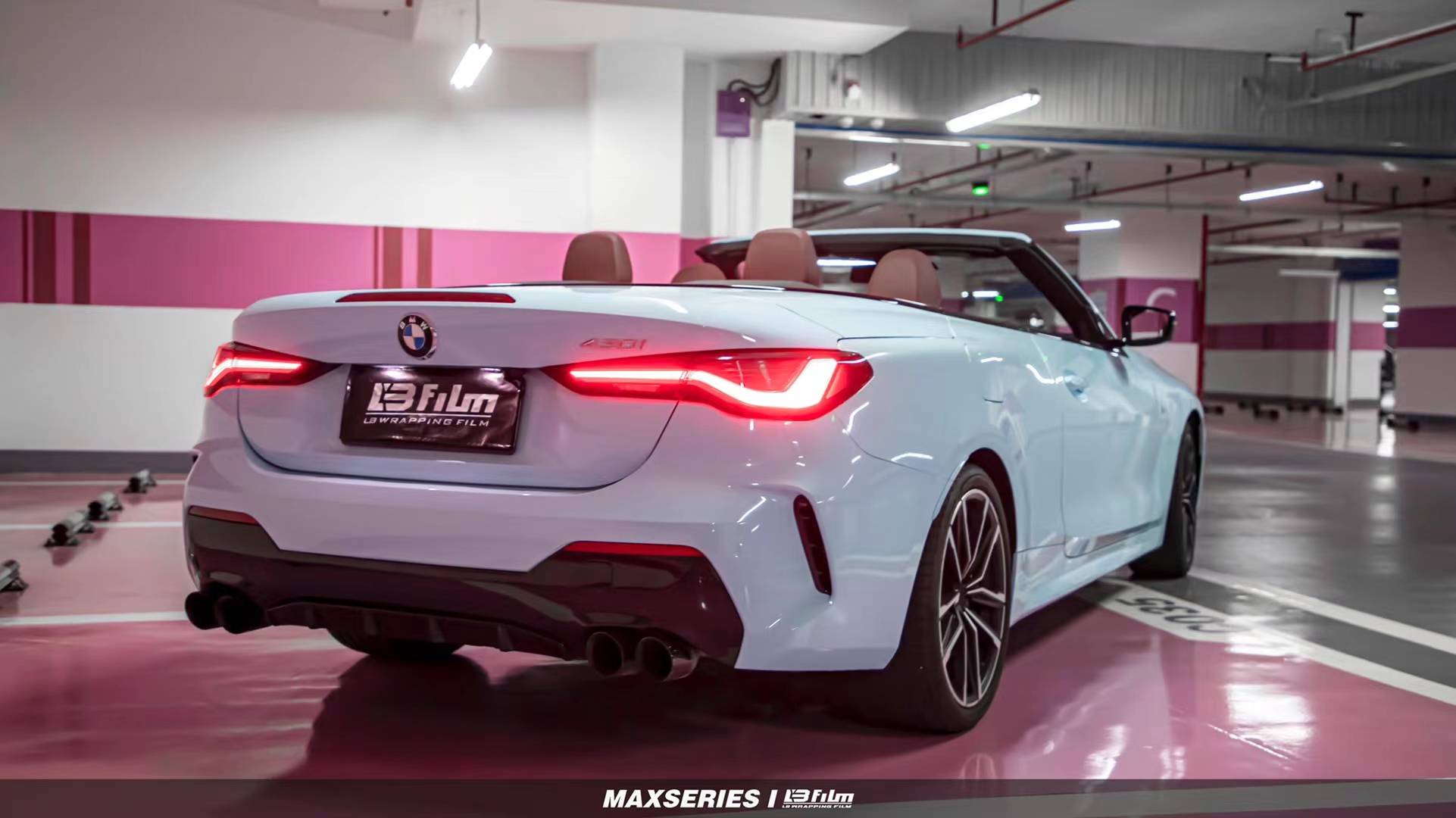 宝马430i-LBFILM改色膜原厂漆冰川蓝, 最纯净的颜色_搜狐汽车_搜狐网