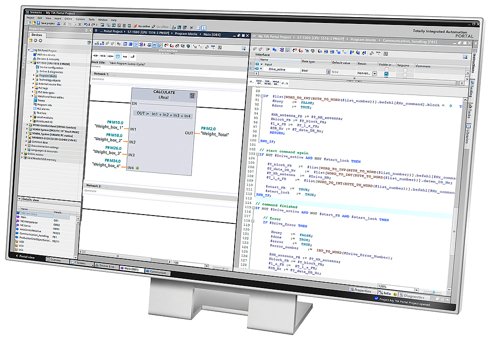 西门子博途SCL 编程时的注释与代码折叠_指令_程序_进行