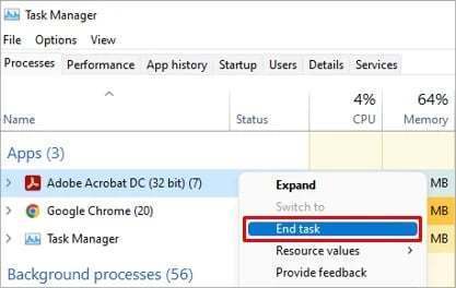 如何修复 Adob e 内存不足错误？8 种经过验证的修复方法_Acrobat_文件_Reader
