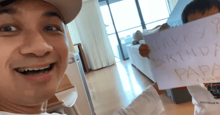 50岁古巨基过生日晒娃 儿子Kuson唱生日歌奶音十足-搜狐大视野-搜狐新闻