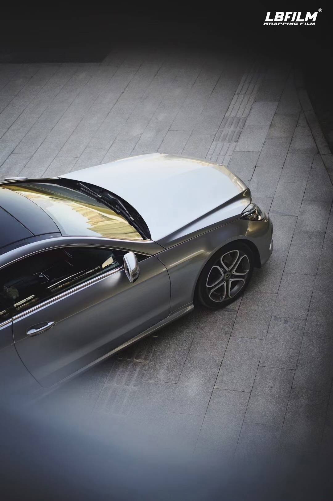 奔驰E260-LB改色膜GT银，永不谢幕的经典_搜狐汽车_搜狐网