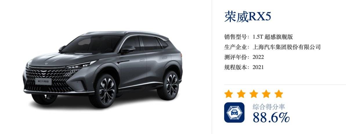 第三代荣威RX5碰撞成绩公布：是人就保护，它是车圈里的“大白”_搜狐汽车_搜狐网