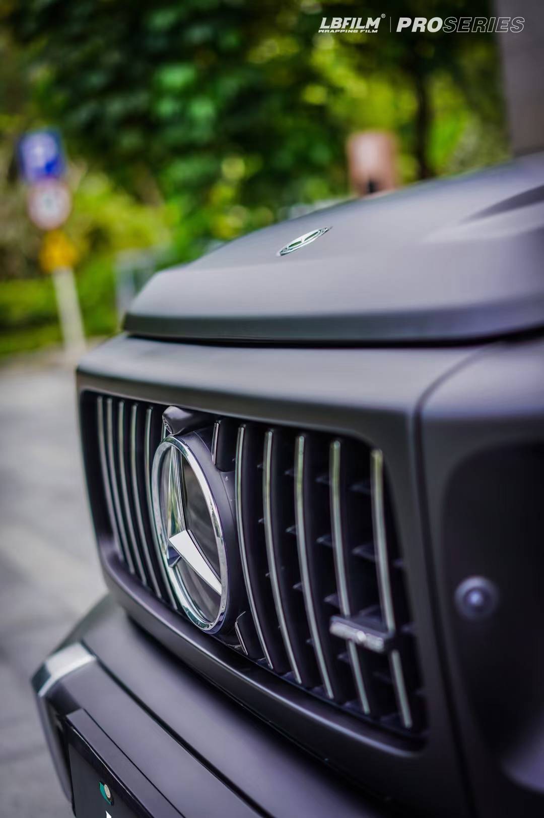 奔驰G63-LBFILM改色膜PRO系列哑黑,全车黑化，有质感 有格调_搜狐汽车_搜狐网
