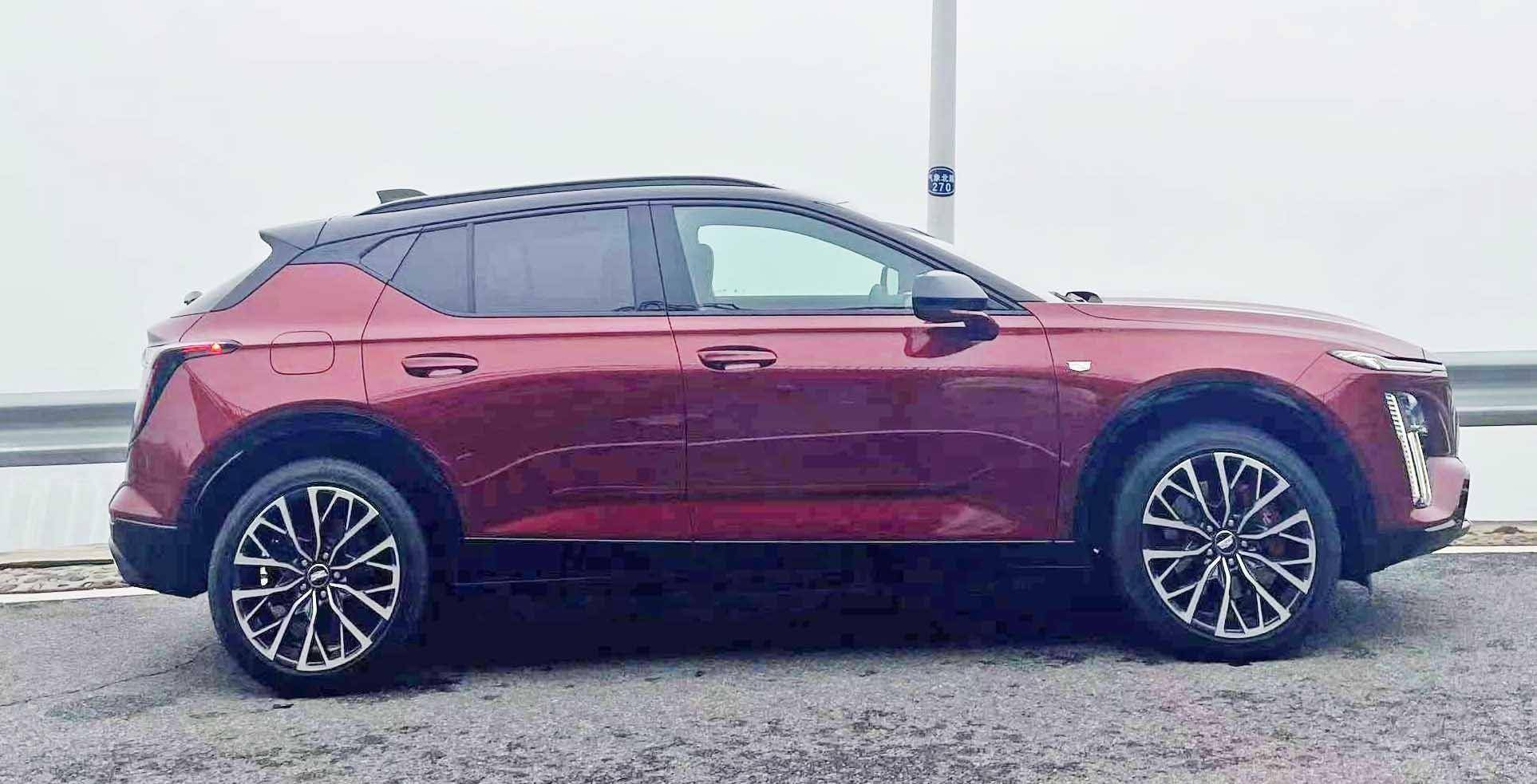 凯迪拉克GT4最新实车曝光，红色的车身很动感_搜狐汽车_搜狐网