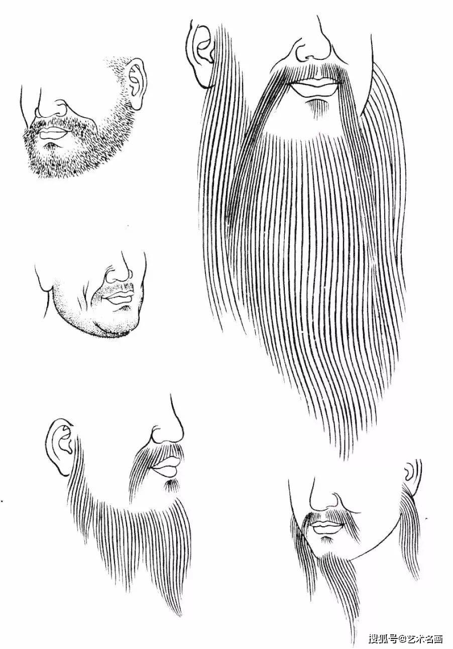 一组工笔白描人物手稿，太详细了 -6parkbbs.com